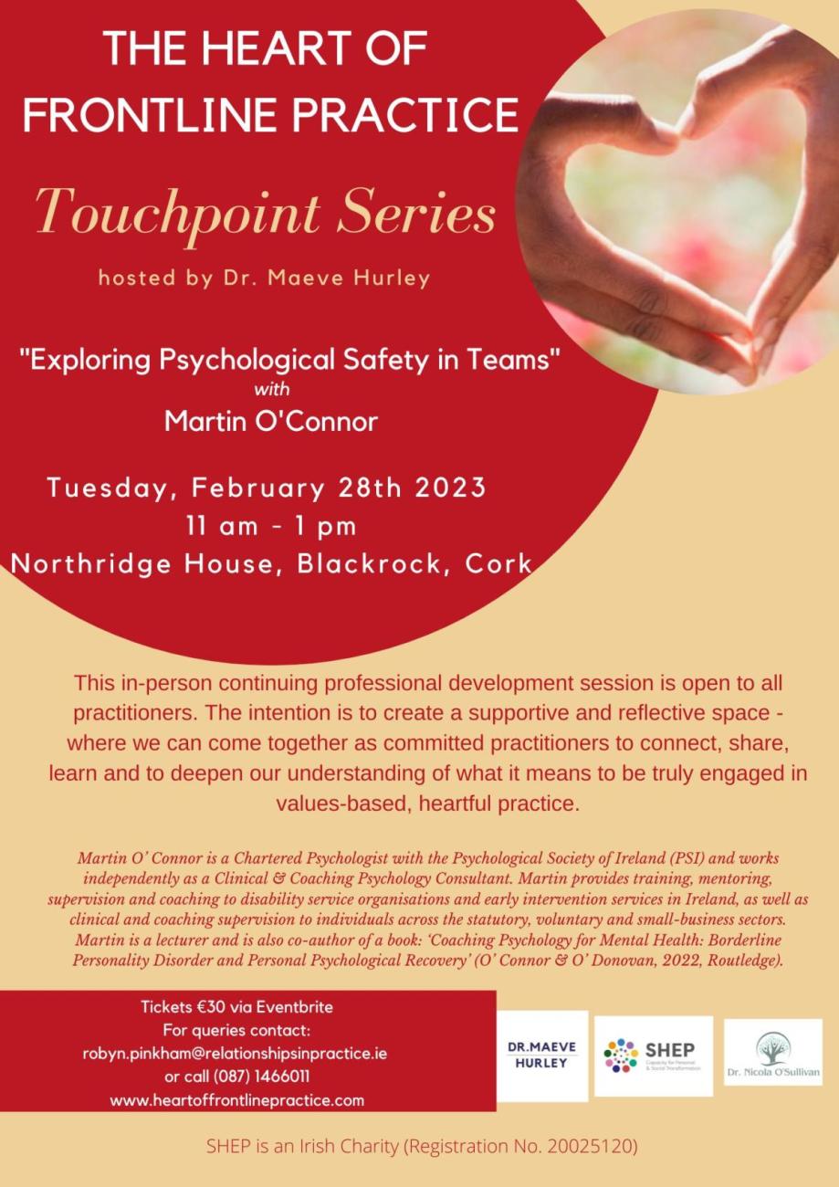 The Heart of Frontline Practice: Touchpoint Series - "Pyschological ...