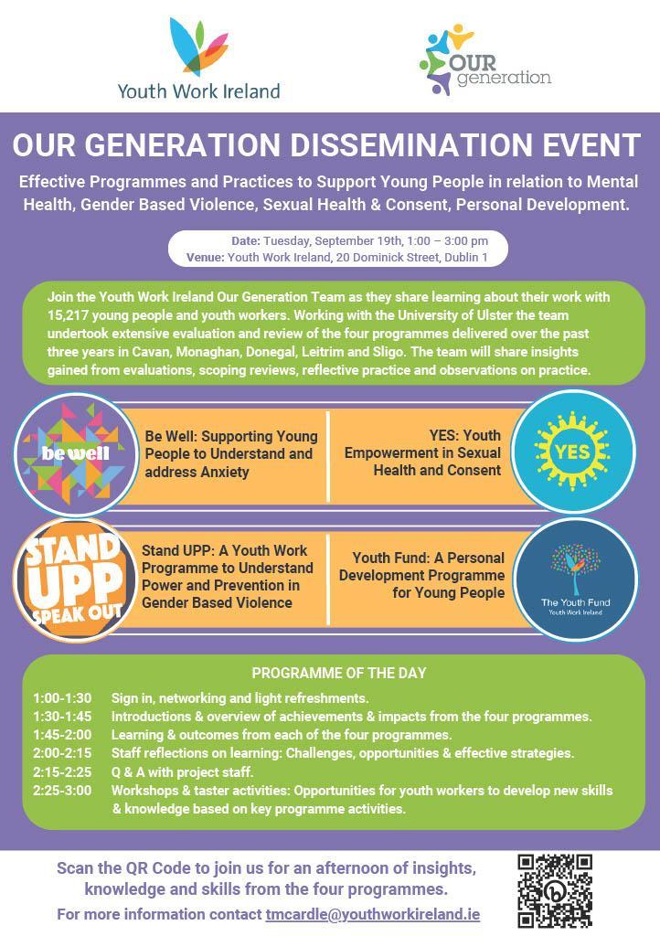 Our Generation Dissemination Event | The Wheel