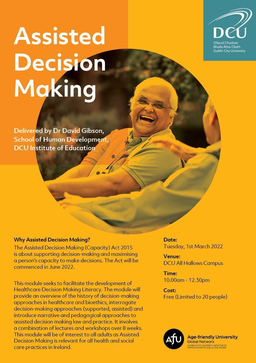 Assisted Decision Making Module - Registrations Now Open | The Wheel