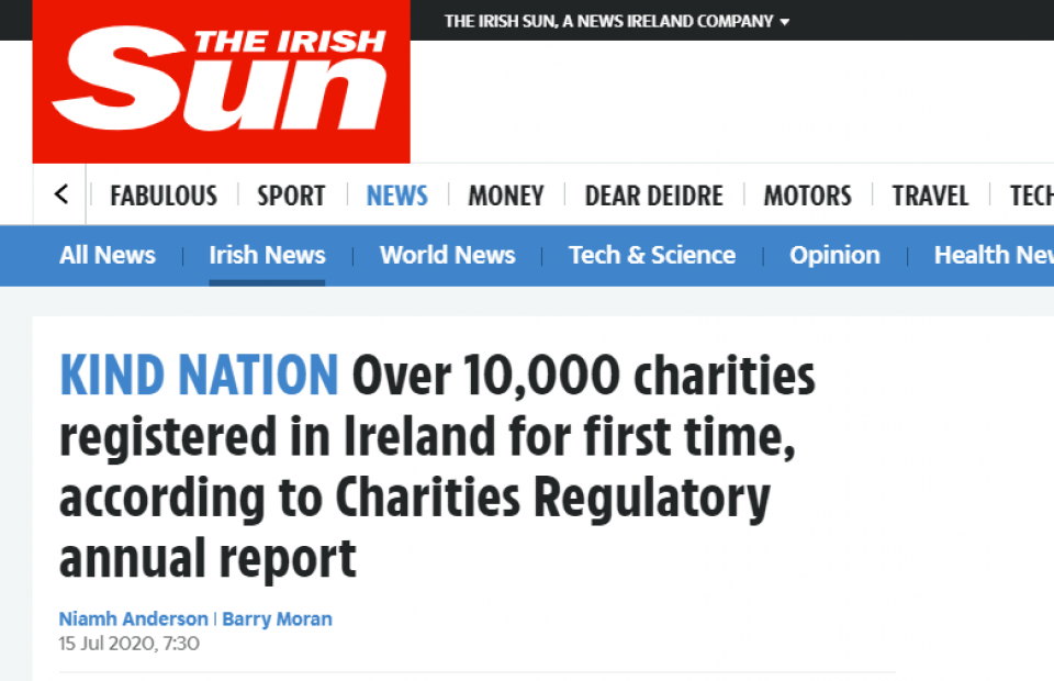 Over 10,000 Charities Registered in Ireland for First Time | The Wheel