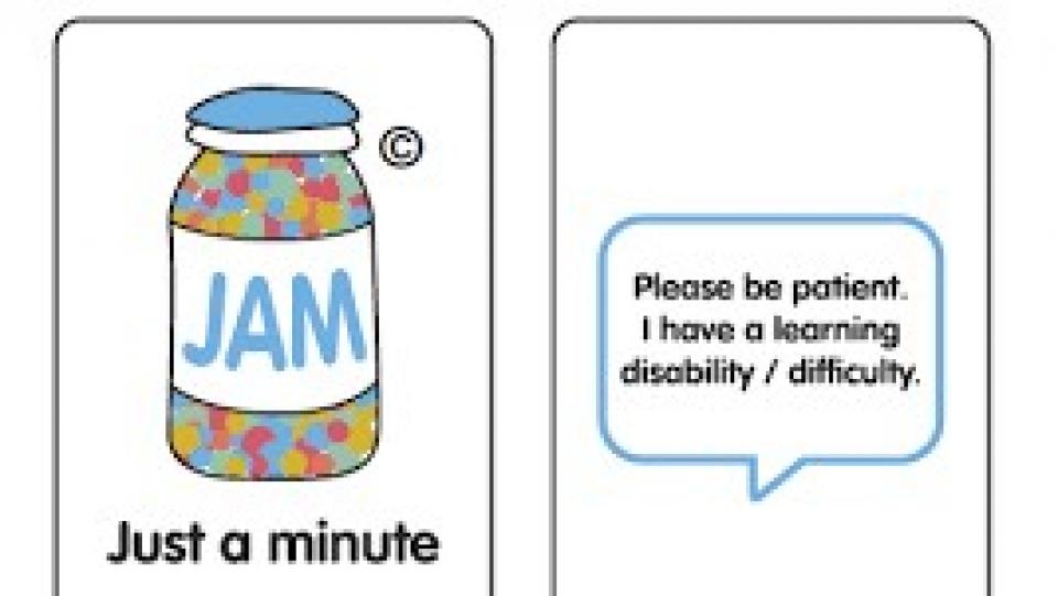 JAM Card for People with Communication Barrier | The Wheel