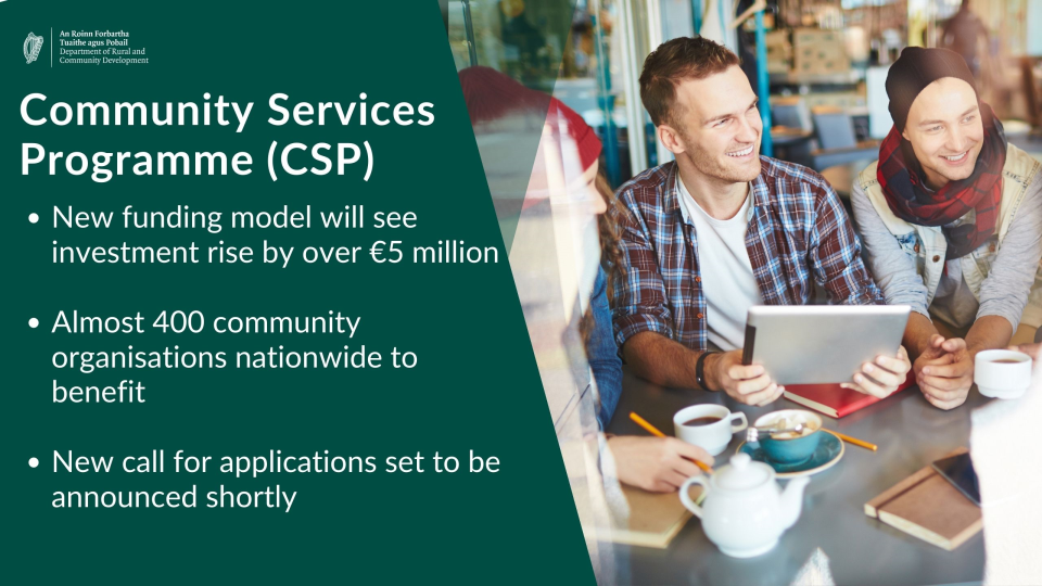 Increased funding for Almost 400 Community-based organisations ...