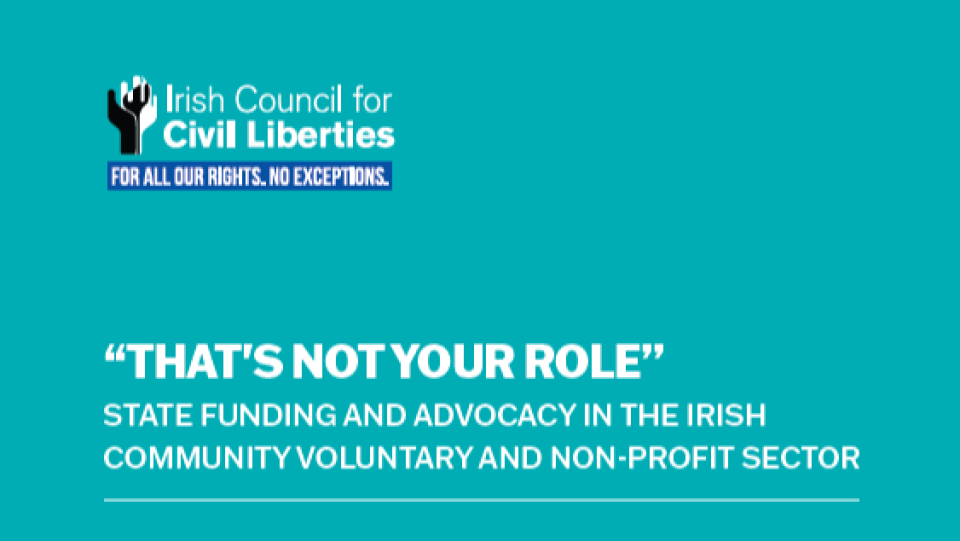 New Report Published: “That's Not Your Role” State Funding and Advocacy ...