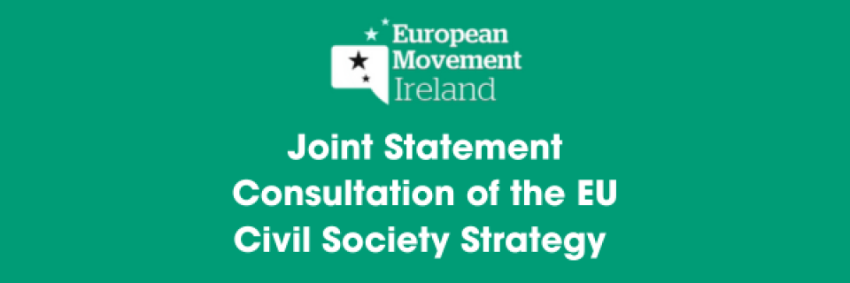 The Wheel Supports Joint Statement on EU Civil Society Strategy | The Wheel